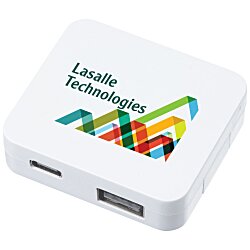 Accent 4 Port USB Hub - USBC - Full Color 122901-USBC-FC : 4imprint.com