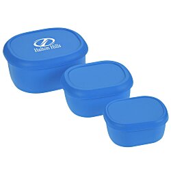 Zili Silicone Storage Containers - Set of 3 170013 : 4imprint.com
