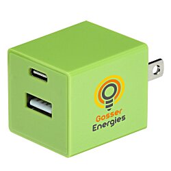 Square USB Wall Charger - USBC 133297-USBC : 4imprint.com