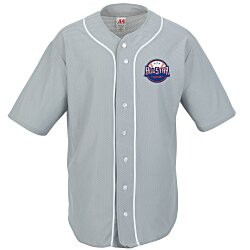 A4 Full Button Baseball Shirt 170789 : 4imprint.com