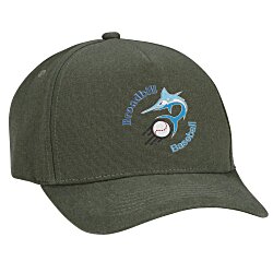 Five Panel Cap with Leatherette Backstrap - Embroidered 171024-E ...