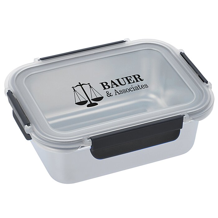 Microwavable Stainless Steel Food Container 168482 : 4imprint.com