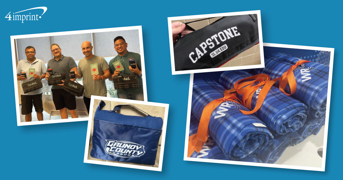 Branded Blankets Get High Marks | amplify Magazine by 4imprint | Winter ...