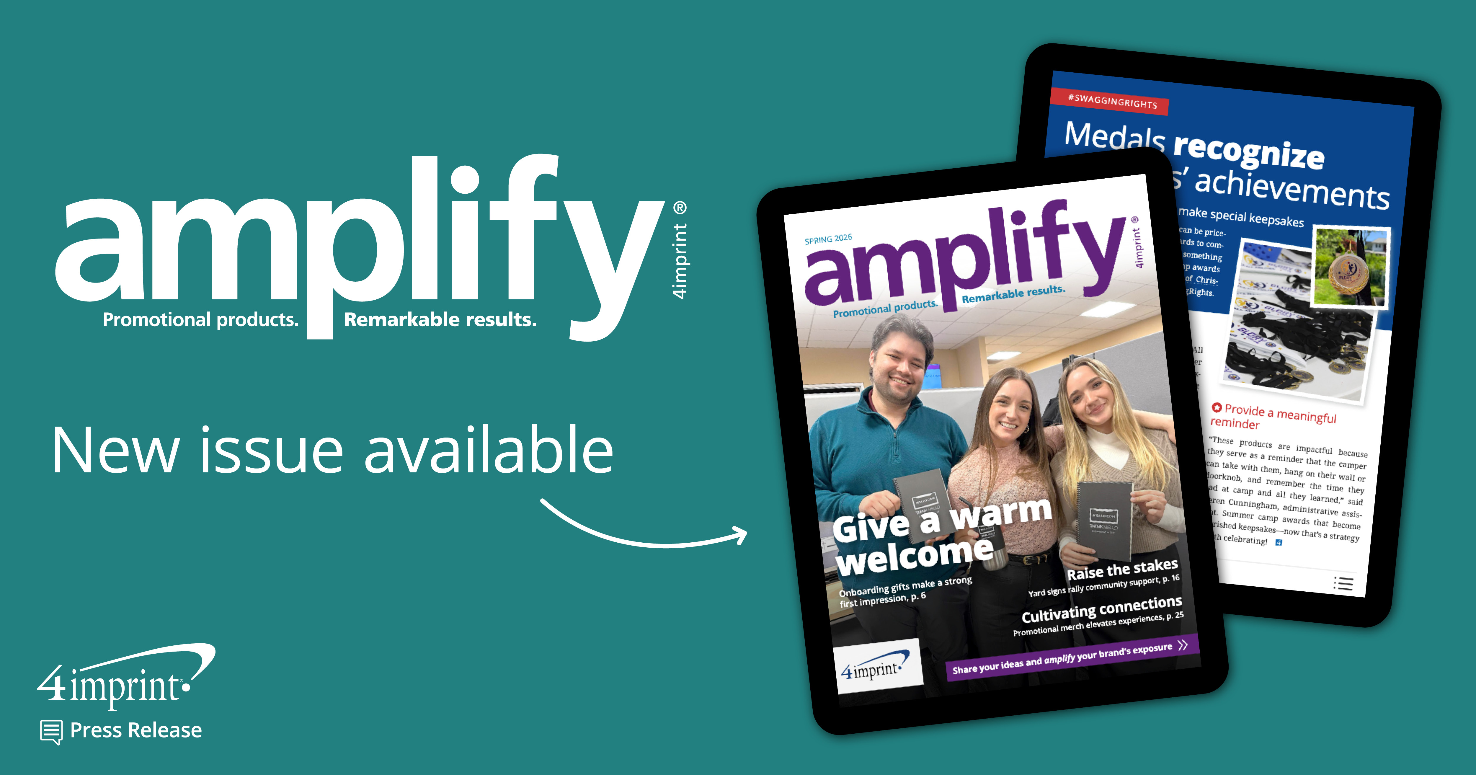 amplify® Magazine Spring 2026 | Media Room | 4imprint